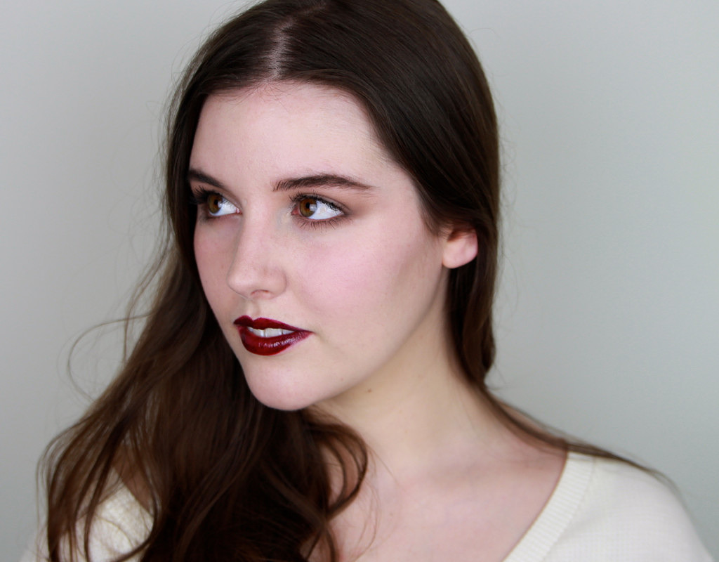 Vinyl Finish Vampy Lips Makeup Tutorial | Shameless Fripperies